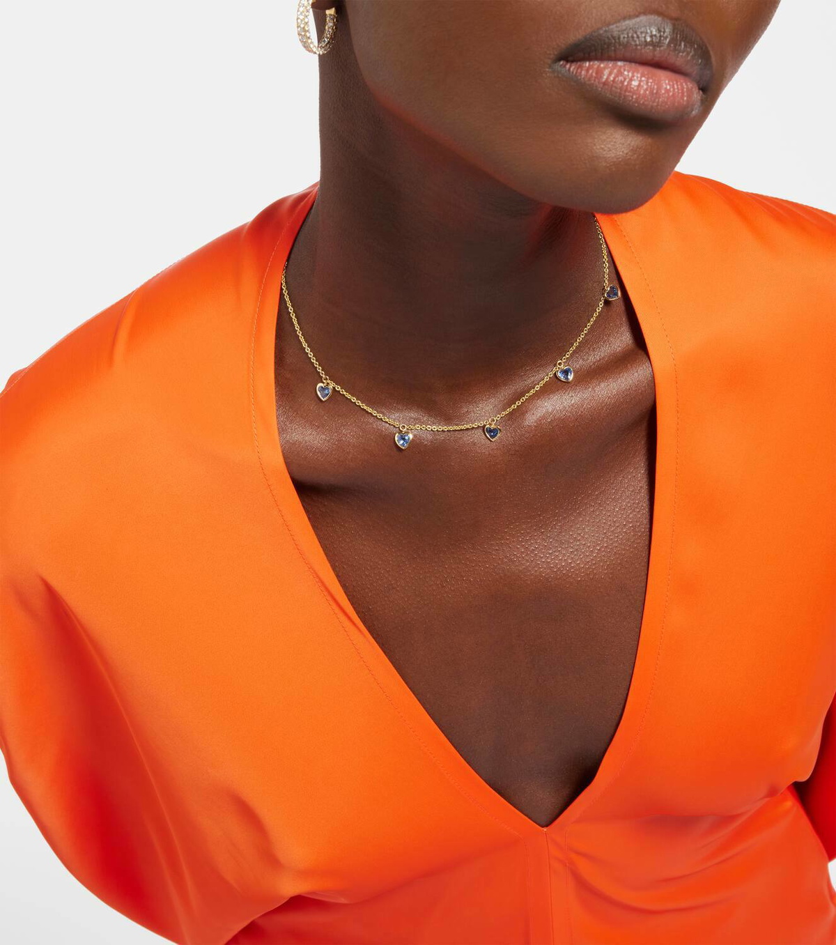 Shay Jewelry 18kt gold necklace with sapphires Shay Jewelry