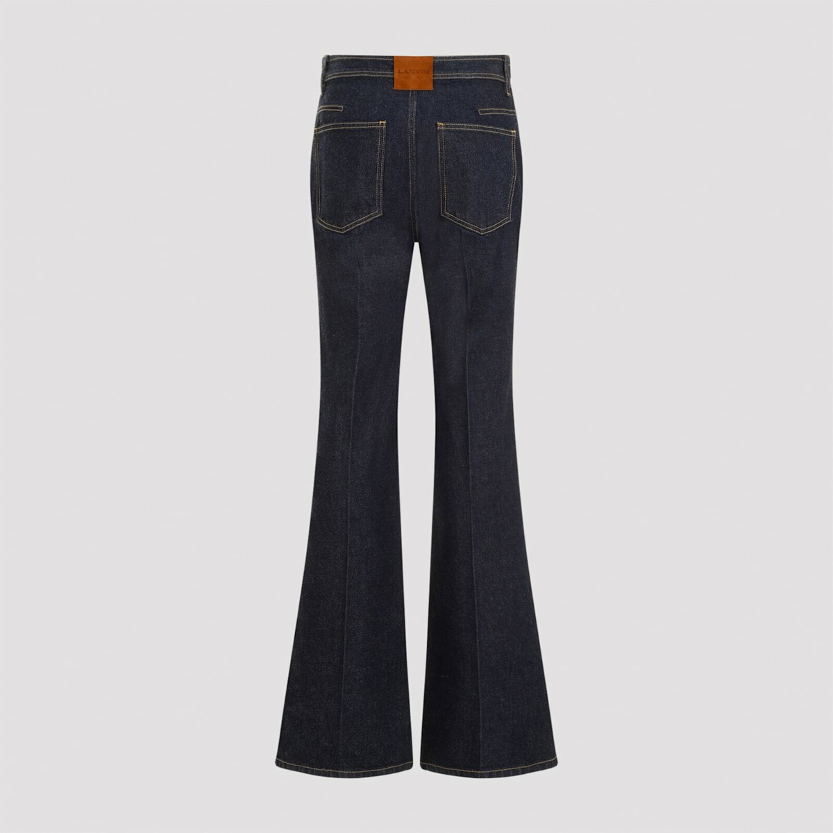 Lanvin Wide Leg Denim Jeans Lanvin