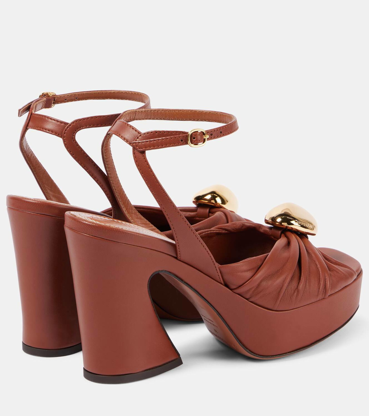 Zimmermann Gleam 120 leather platform sandals Zimmermann