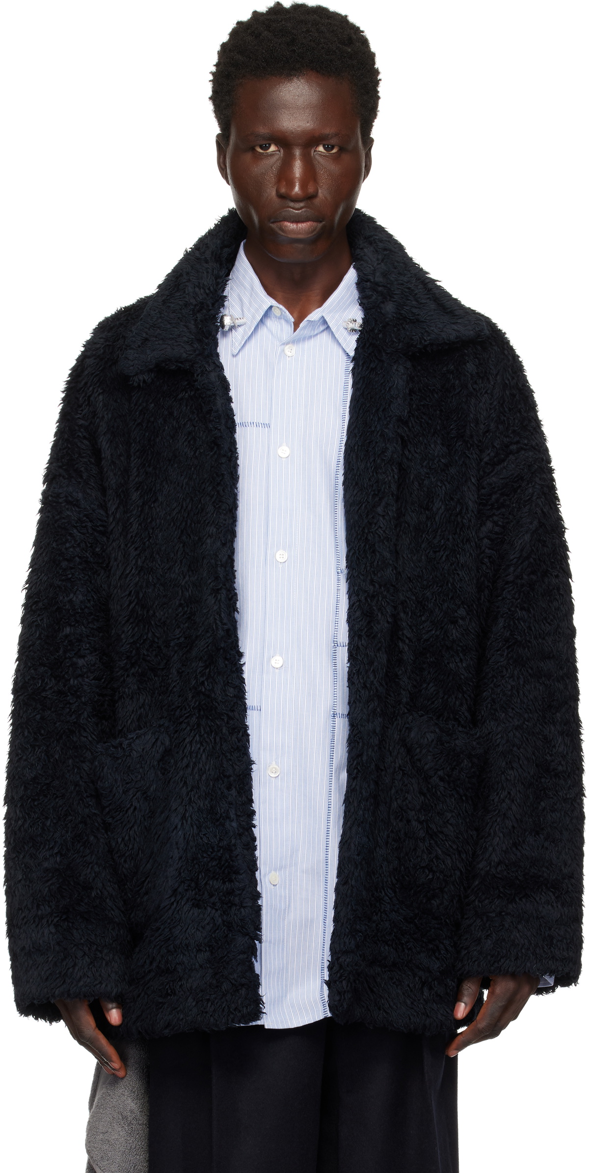 doublet Black Hand-Painted Jacket Doublet