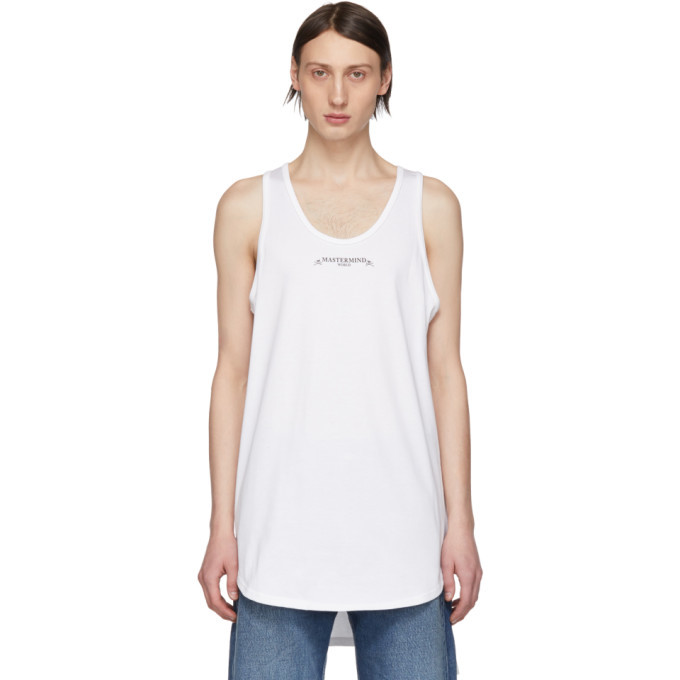 mastermind WORLD White Logo Tank Top MASTERMIND WORLD
