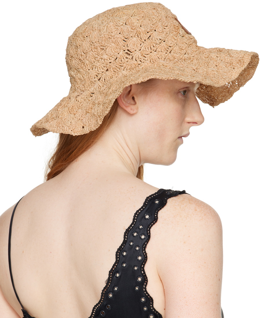 Isabel Marant Beige Tulum Raffia Hat Isabel Marant