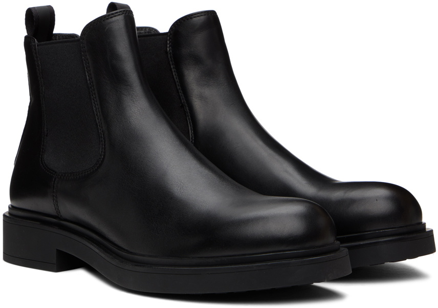 Officine Creative Black Engineer 006 Chelsea Boots Officine Creative