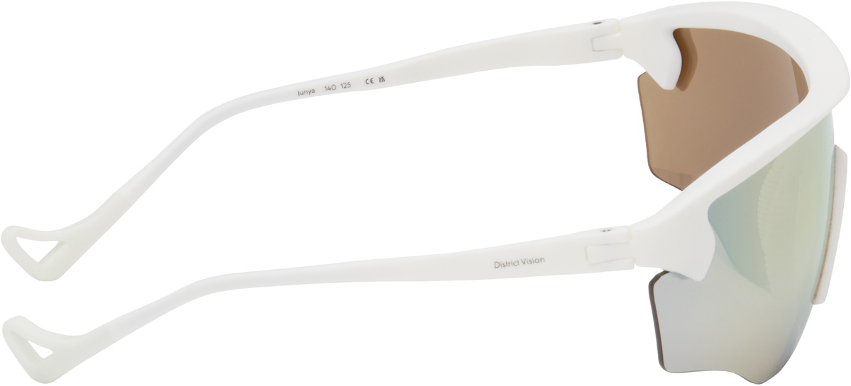 District Vision White Junya Racer Sunglasses District Vision