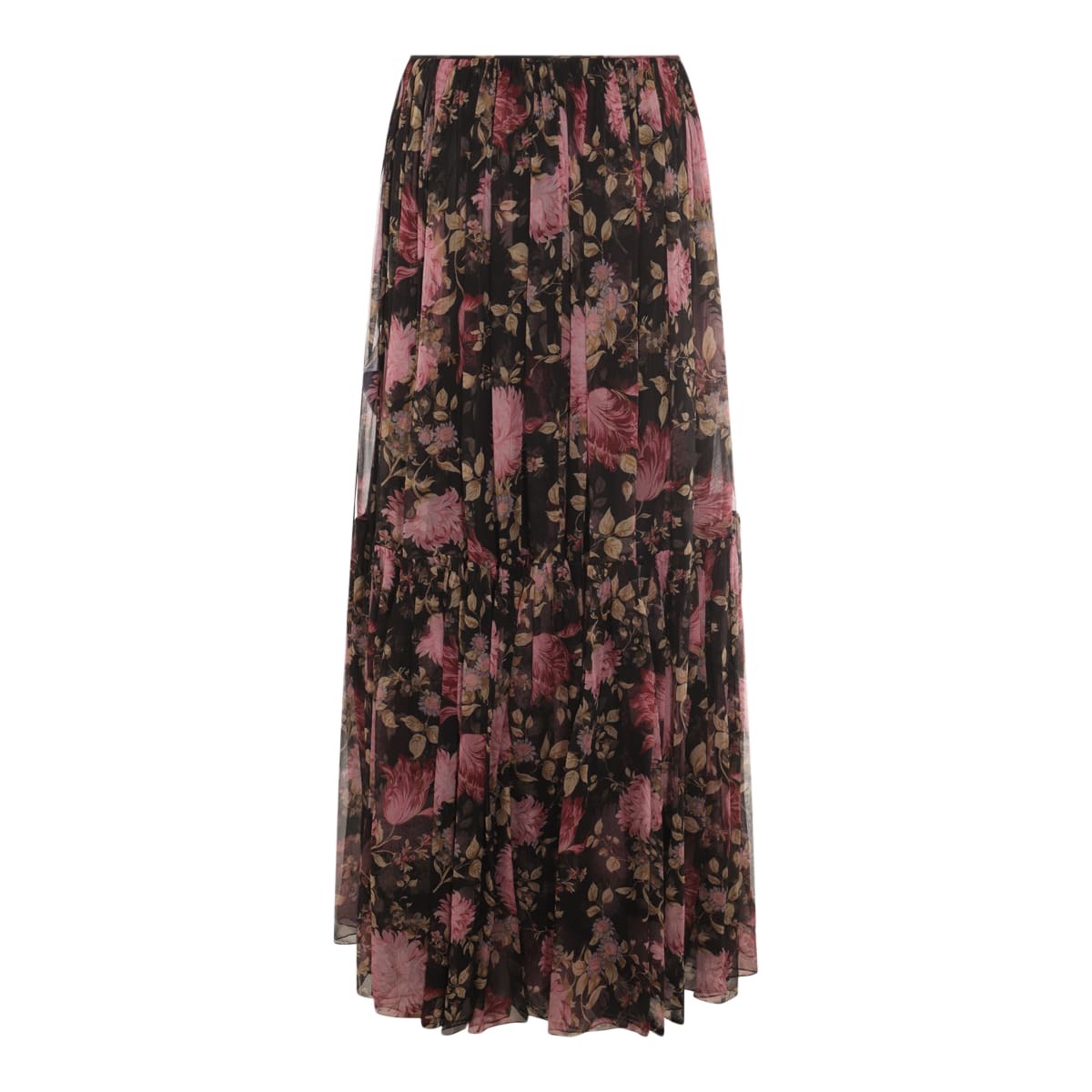 Chloé Multicolor Linen Skirt Chloe
