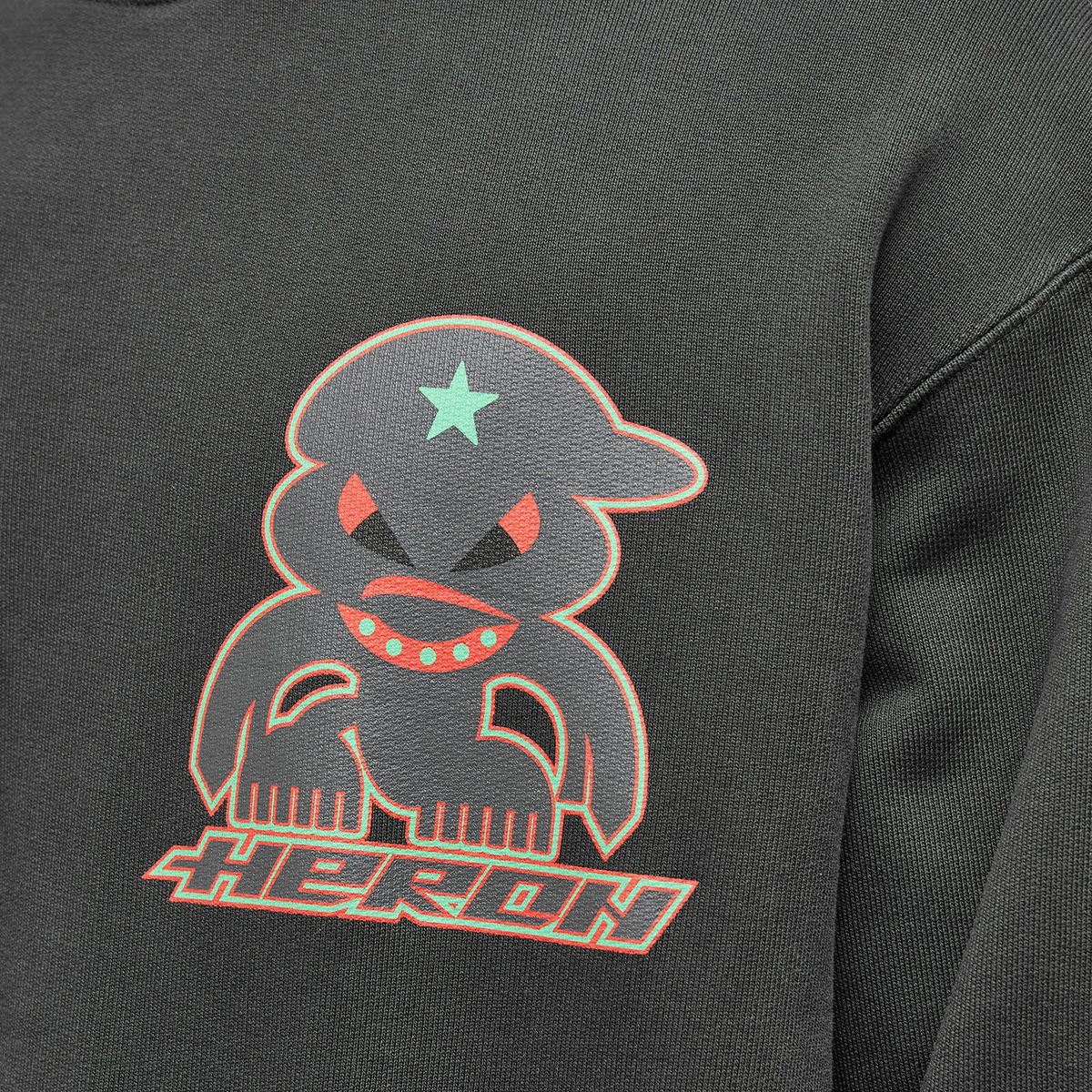 Heron Preston Men's Monster Crew Sweat in Black Heron Preston