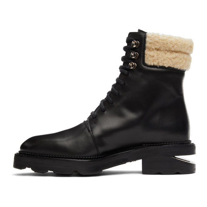Alexander Wang Black Shearling Andy Boots Alexander Wang