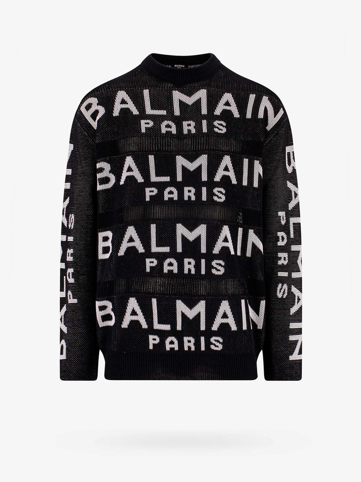 Balmain Sweater Black Mens Balmain