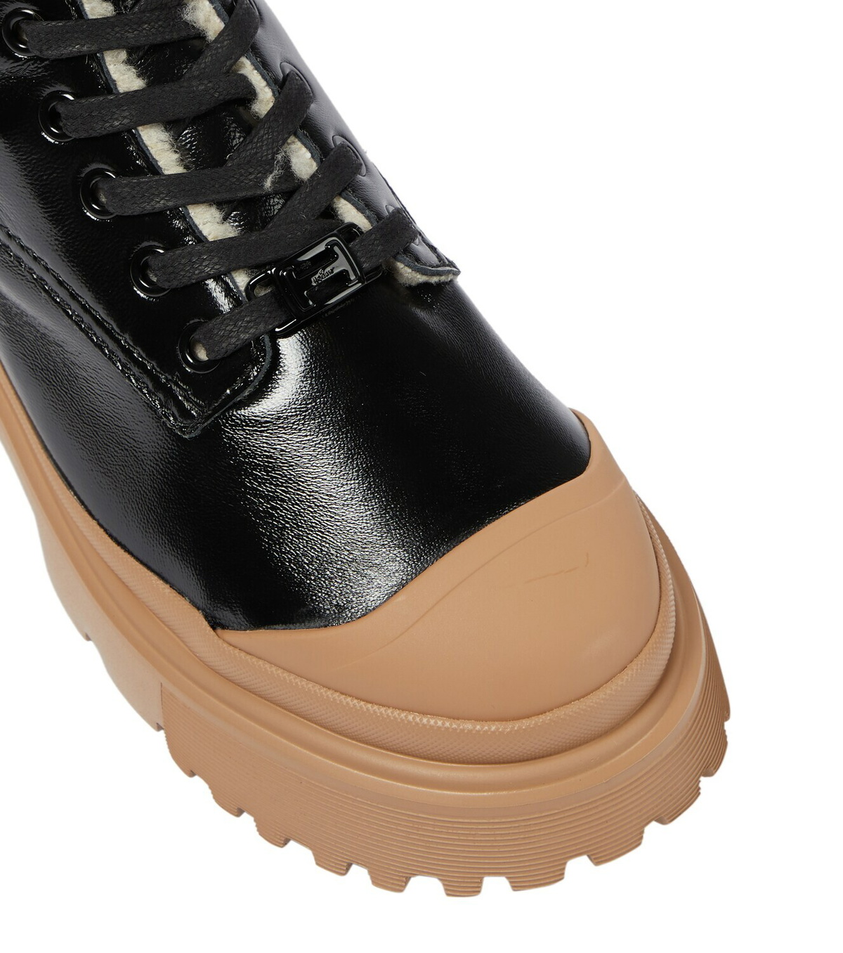 Hogan H619 lace-up leather ankle boots Hogan
