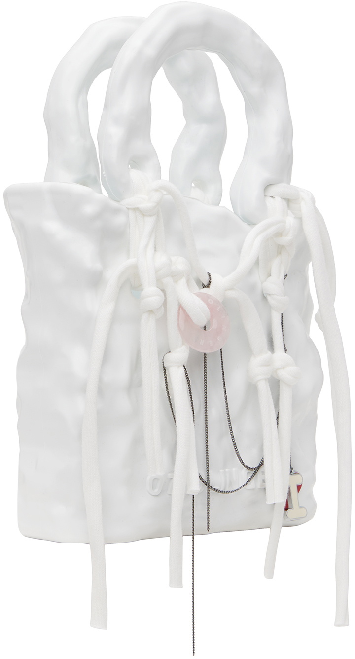 Ottolinger SSENSE Exclusive White Signature Ceramic Bag Ottolinger