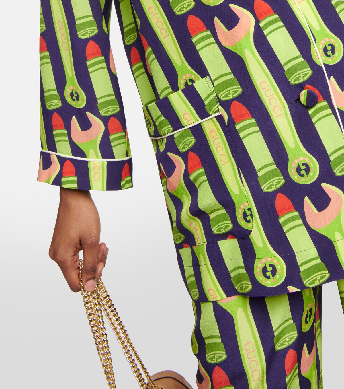 Gucci - Printed silk shirt Gucci