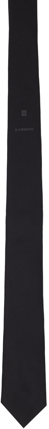 Givenchy Black 4G Tie Givenchy