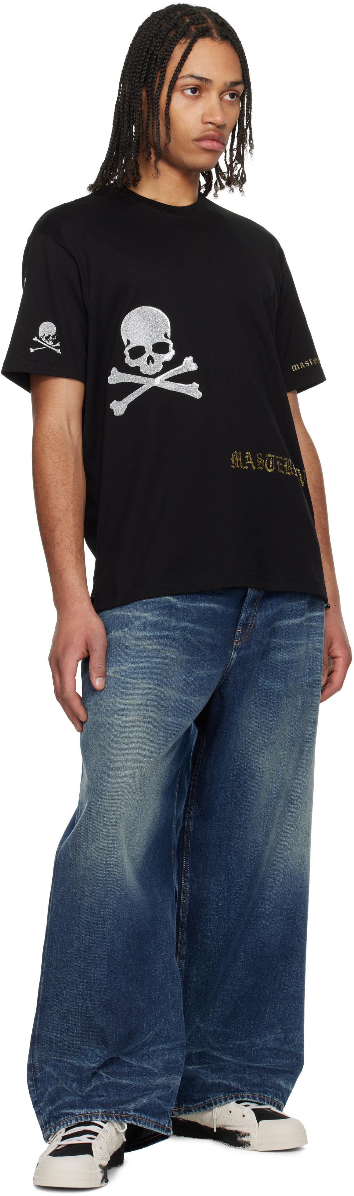 mastermind JAPAN Black Multi Logo T-shirt mastermind JAPAN