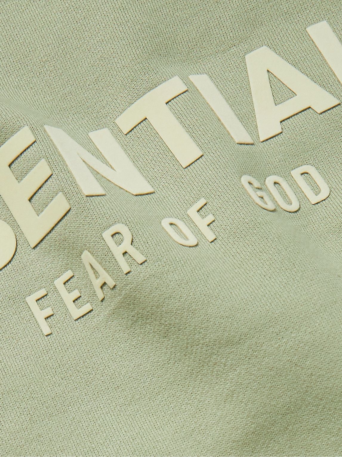 Fear of God Essentials Kids - Logo-Flocked Cotton-Blend Jersey ... Fear of God Essentials Kids - Logo-Flocked Cotton-Blend Jersey ...