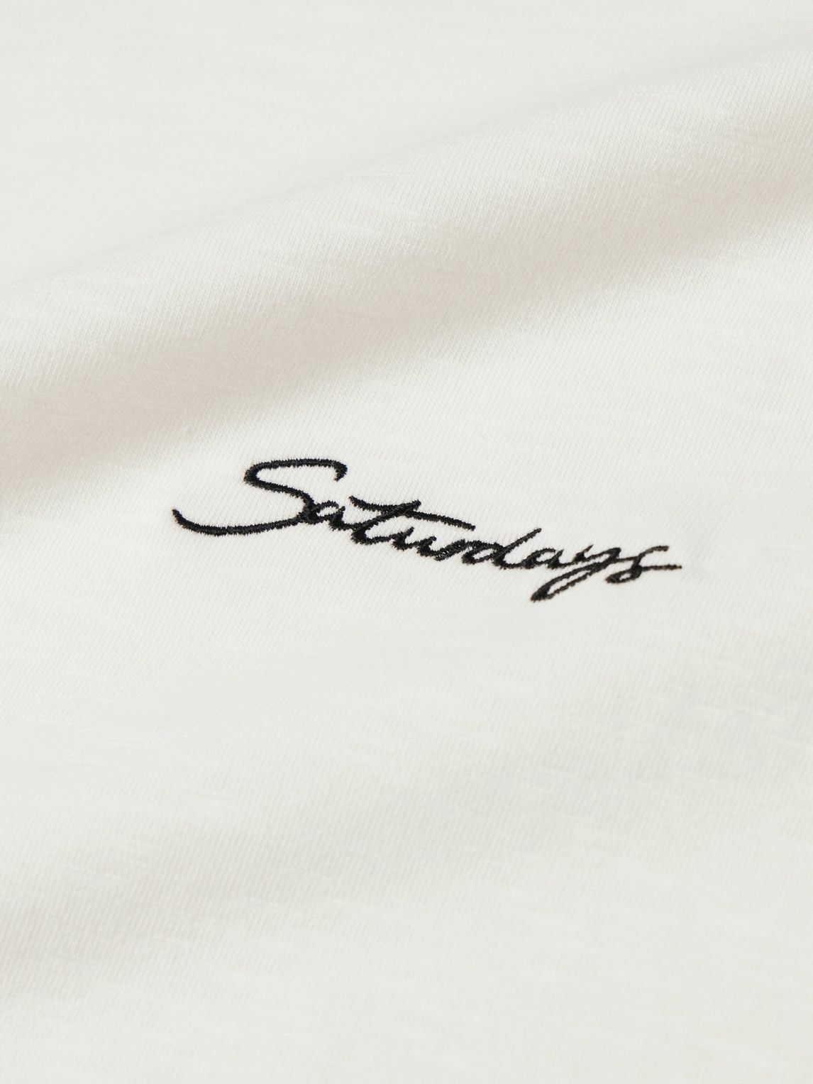 Saturdays Nyc Logo Saturdays NYC Star Logo Print Cotton Jersey