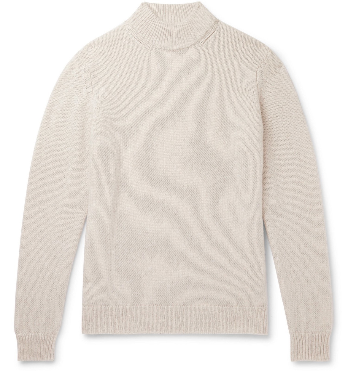 NN07 - Nick Merino Wool-Blend Mock-Neck Sweater - Neutrals NN07