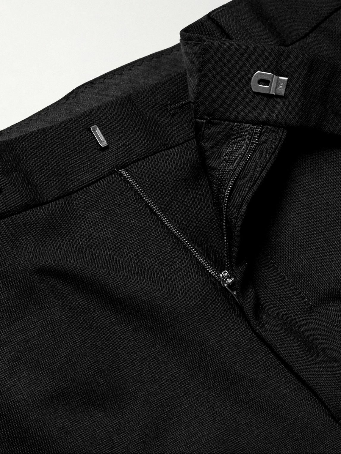 Mr P. - Philip Slim-Fit Straight-Leg Wool Suit Trousers - Black Mr P.