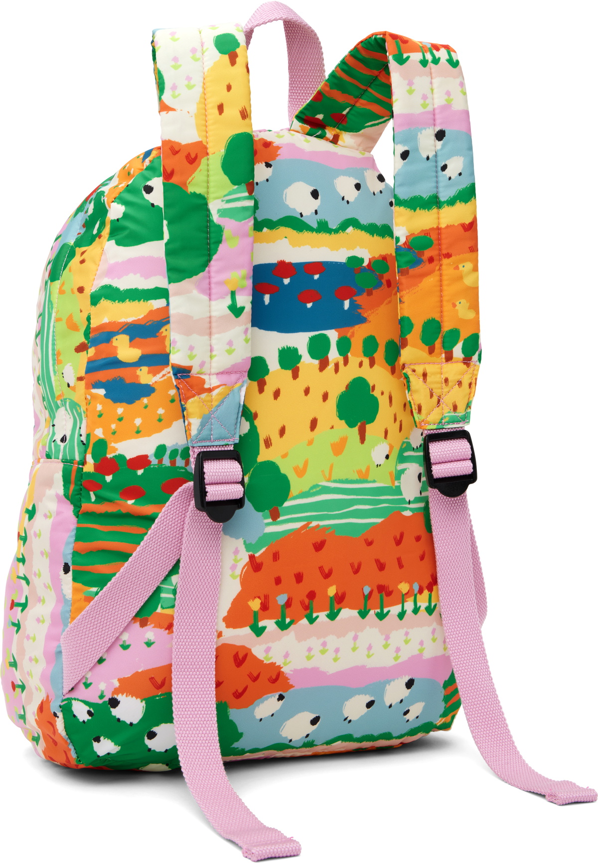 Stella McCartney Kids Multicolor Doodly Farm Land Backpack Stella McCartney