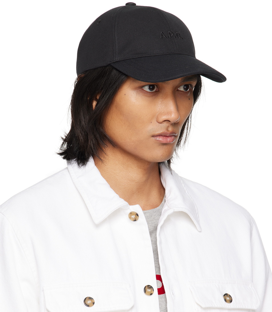 A.P.C. Black Charlie Cap A.P.C.