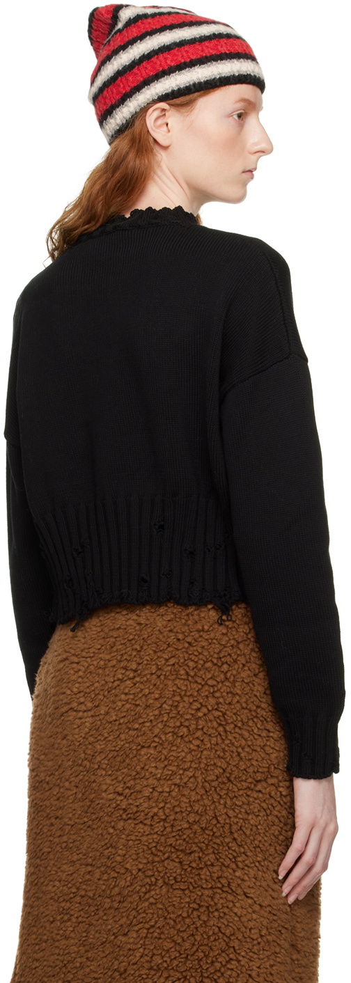 Marni Black Distressed Sweater Marni