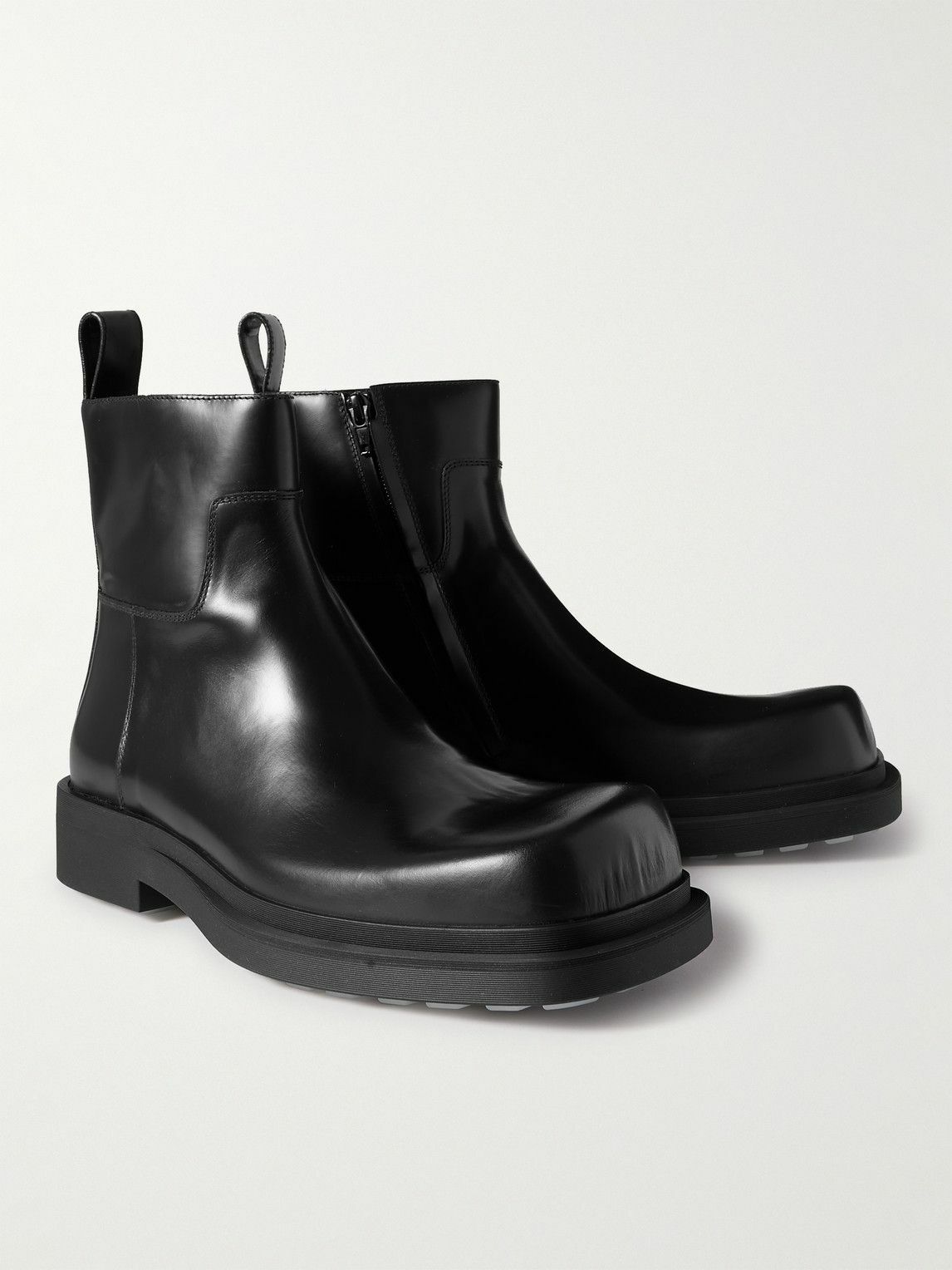 Bottega Veneta - Ben Leather Boots - Black Bottega Veneta