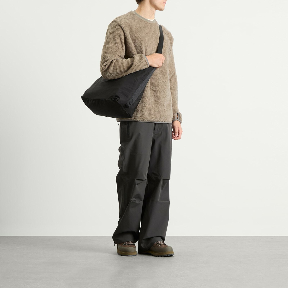 Snow Peak Men's Thermo Control Pullover in Grey Snow Peak