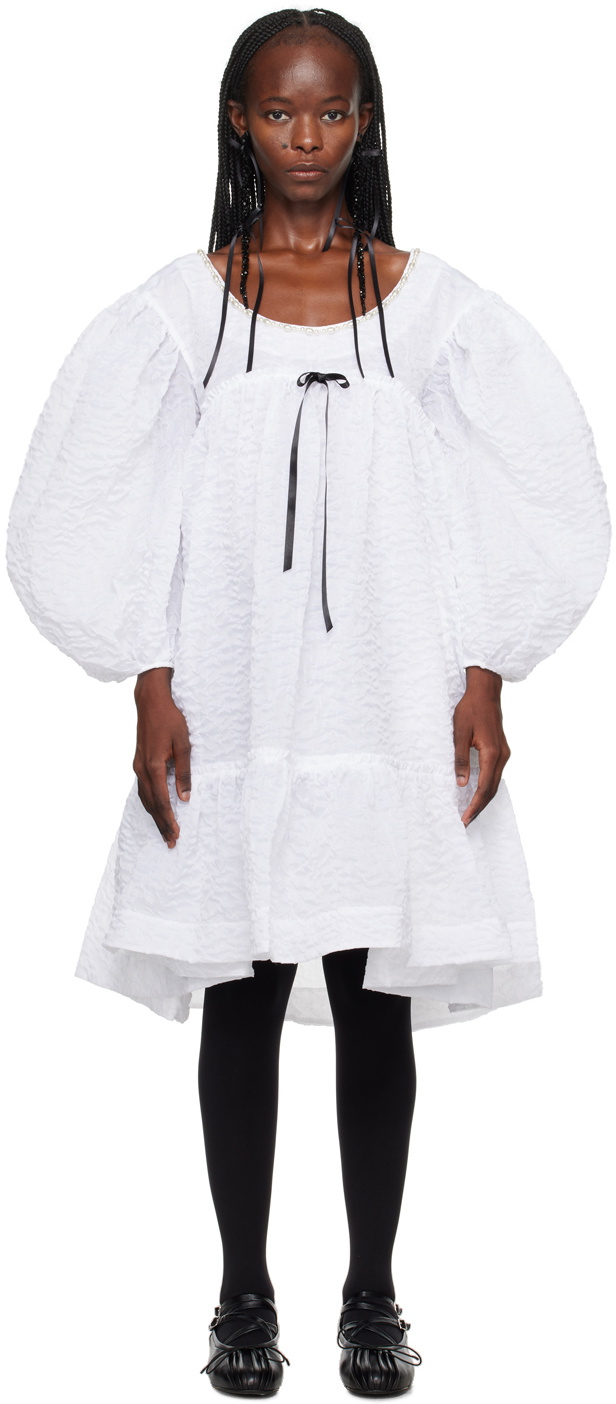 Simone Rocha White Pearl Minidress Simone Rocha