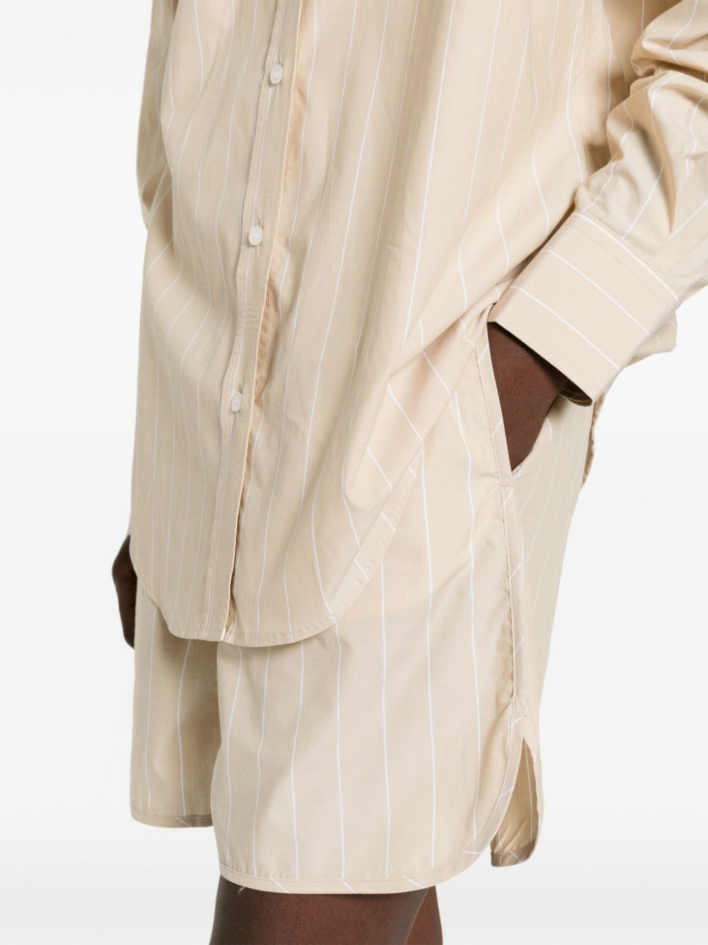 FILIPPA K - Striped Drawstring Shorts Filippa K