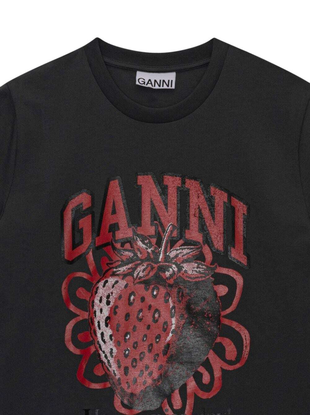 GANNI - Printed Cotton T-shirt GANNI