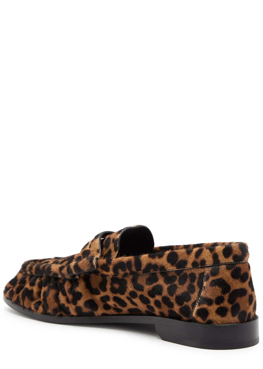 Saint Laurent Le Loafer 15 Leopard-print Calf Hair Loafers Saint Laurent