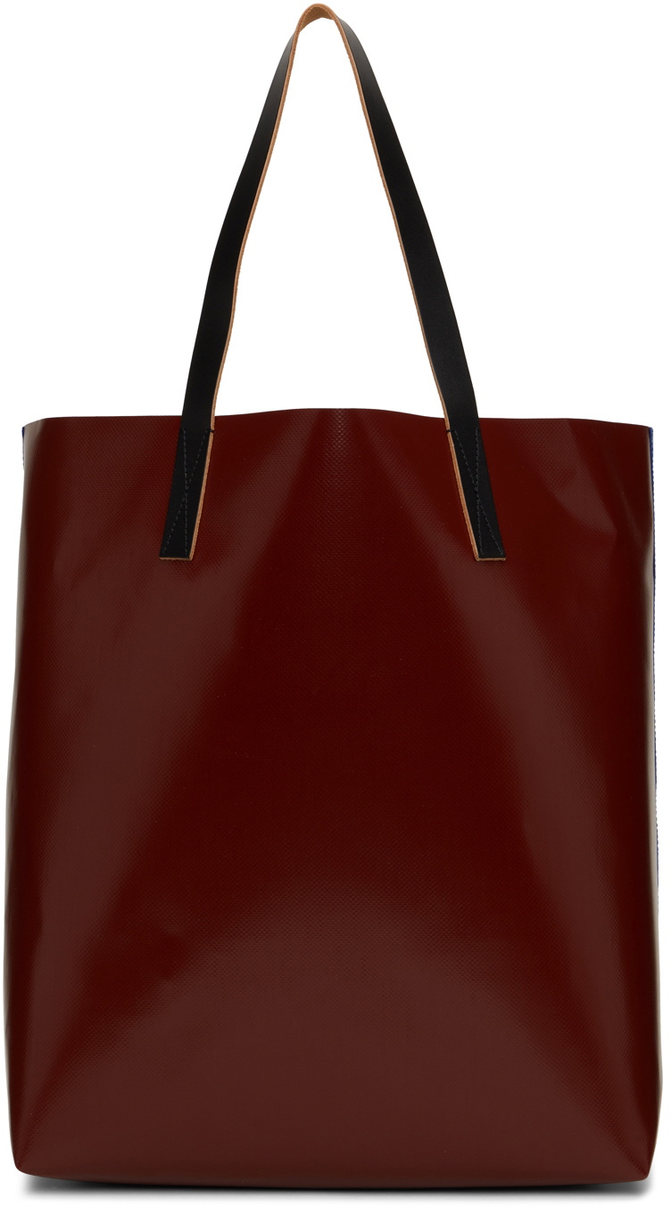 Marni Tricolor PVC Shopping Tote Marni