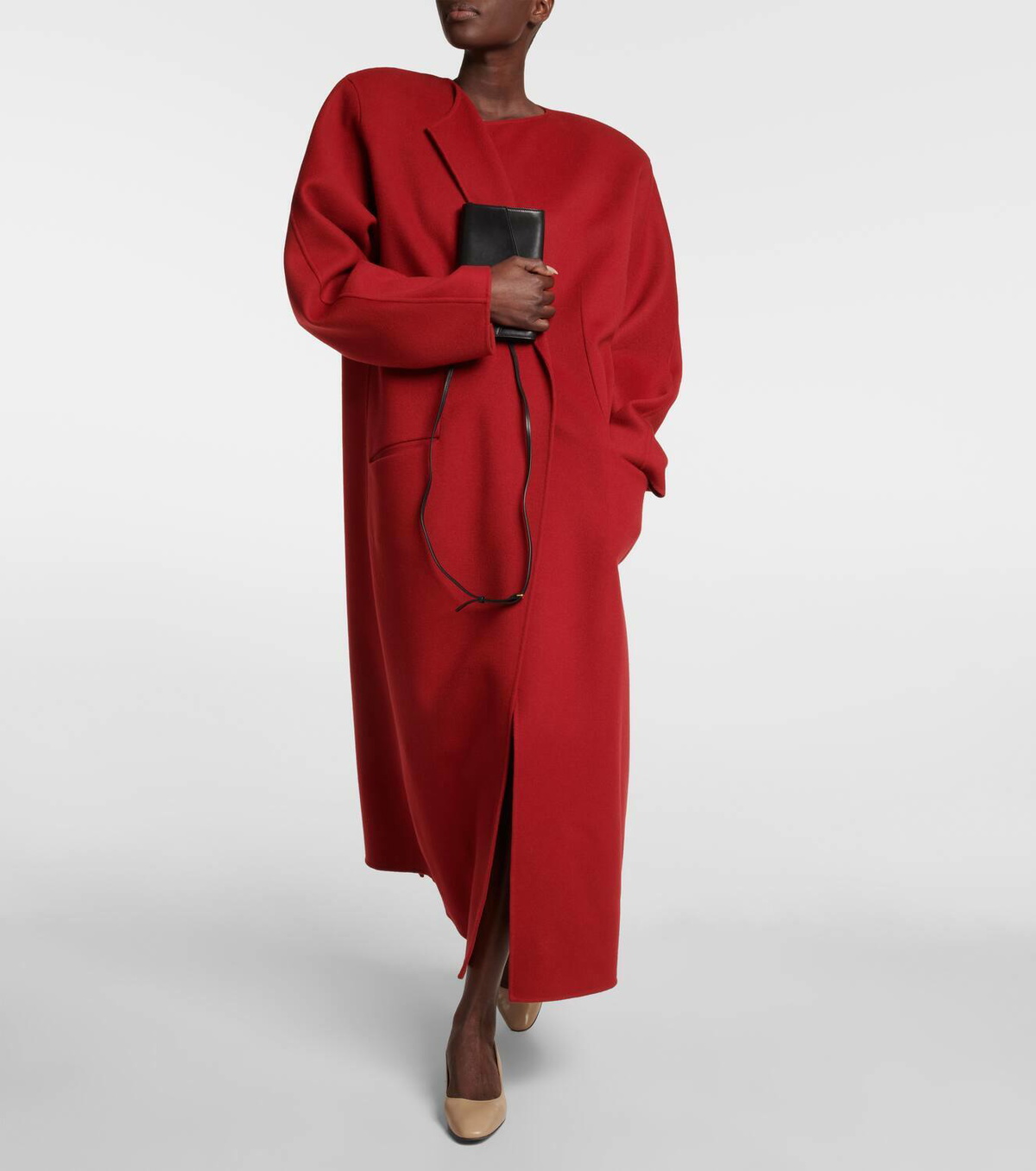 The Row Envelope leather crossbody bag The Row