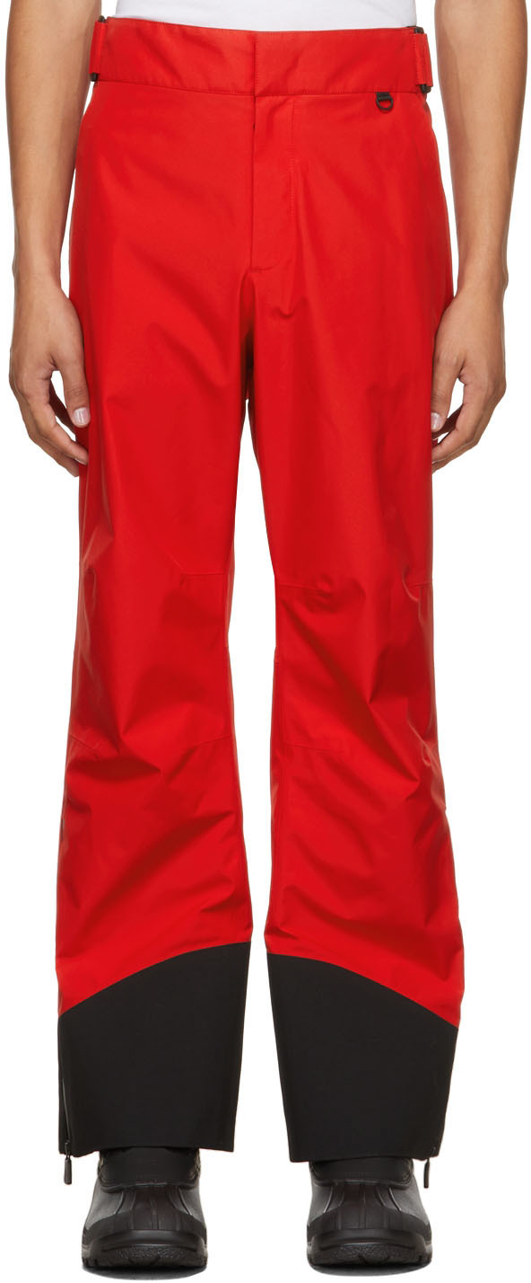Moncler Grenoble Red Snowboard Pants Moncler Grenoble