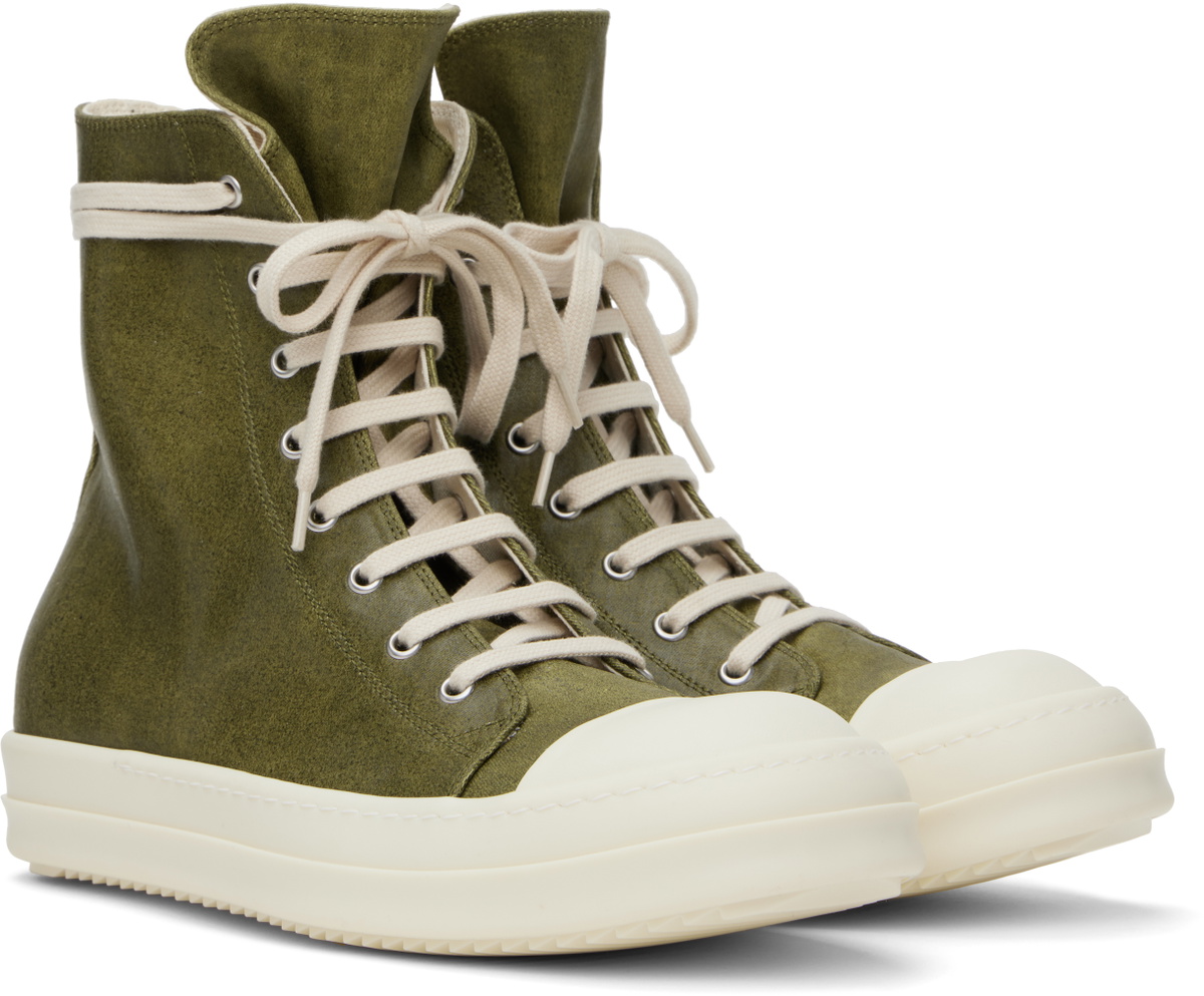 Rick Owens DRKSHDW Khaki Porterville Sneaks Sneakers Rick Owens Drkshdw