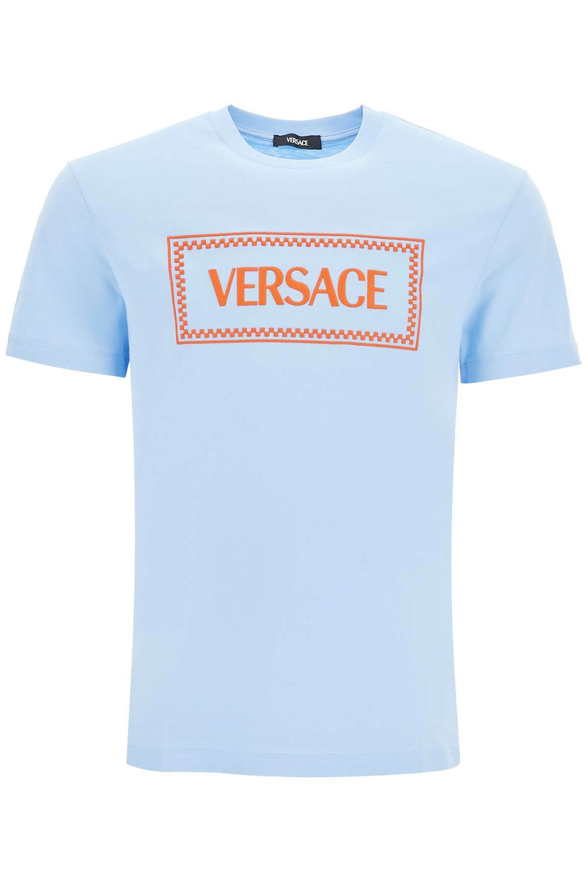 Versace Embroidered Logo T-shirt Versace