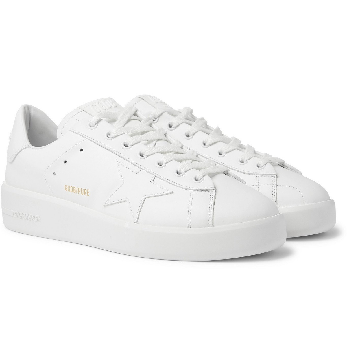 Golden Goose - Purestar Leather Sneakers - White Golden Goose Deluxe Brand