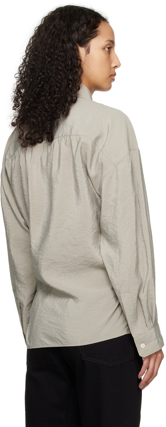 LEMAIRE Gray Twisted Shirt Lemaire