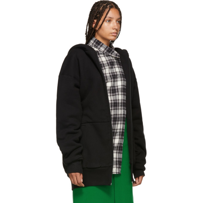 Balenciaga Black Logo Layered Hoodie Balenciaga