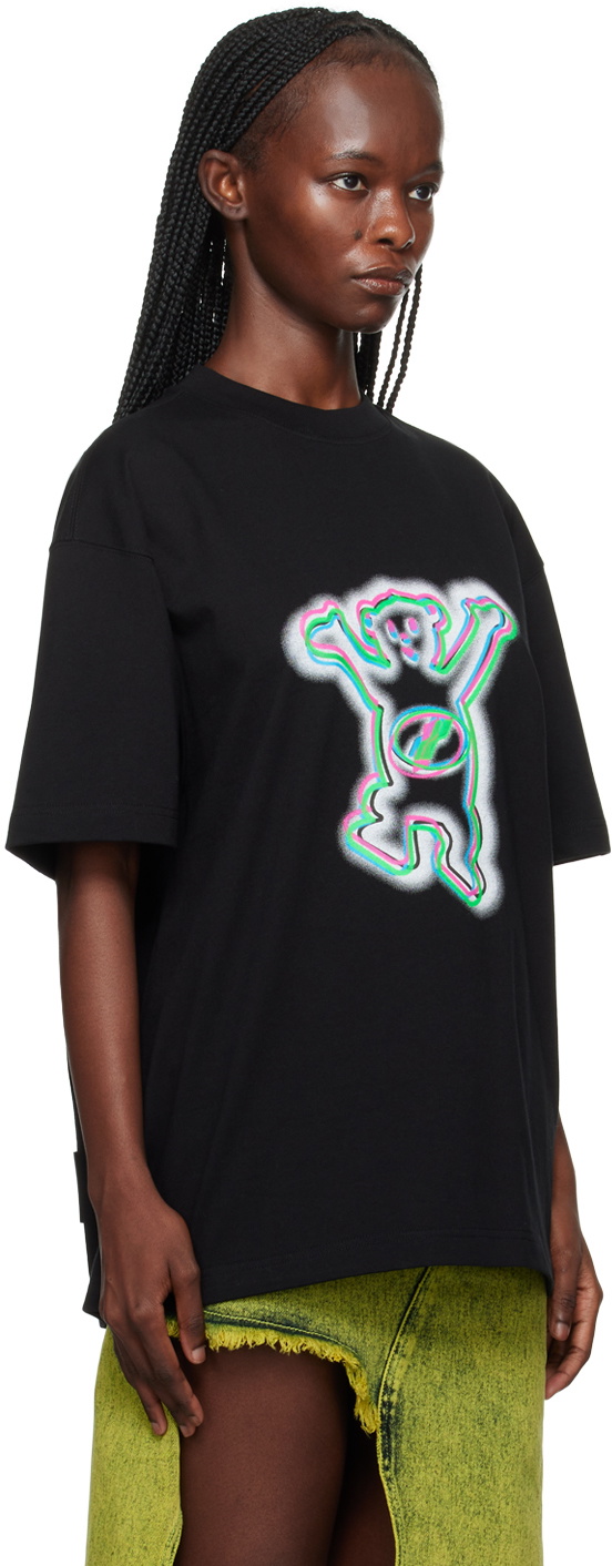 We11done Black Printed T-Shirt We11done