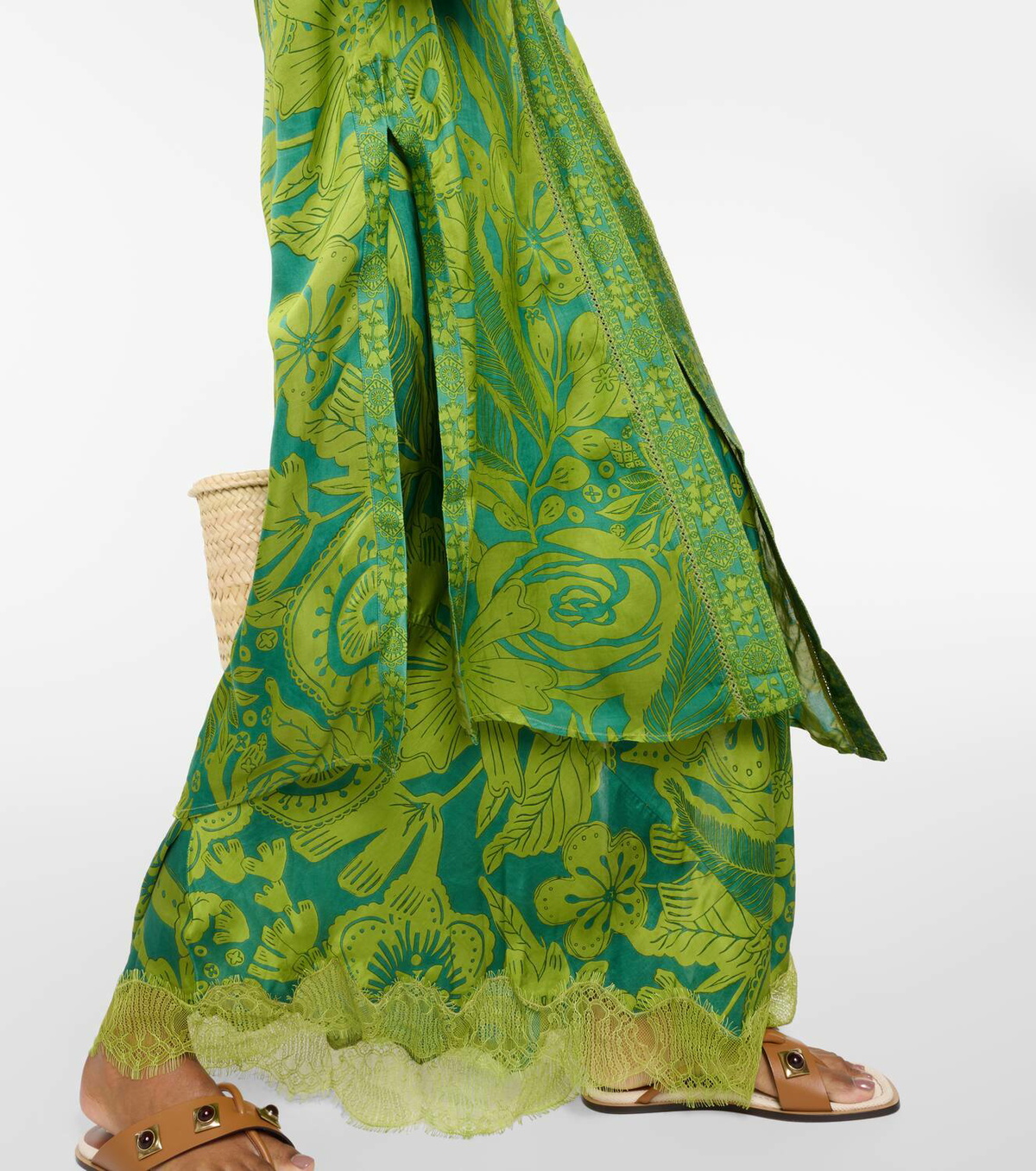 Poupette St Barth Erica floral kaftan Poupette St Barth