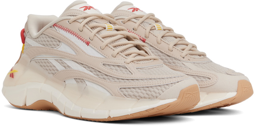 Reebok Classics Beige Zig Kinetica 2.5 Sneakers Reebok Classics