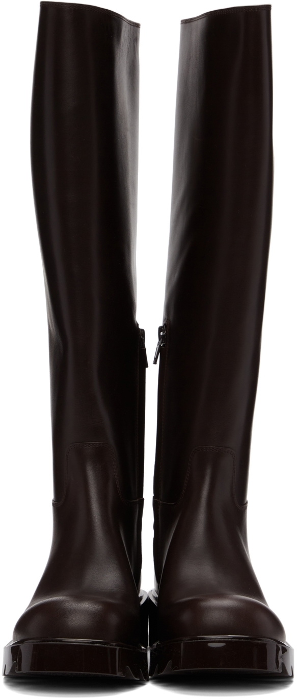 Bottega Veneta Brown Strut Tall Boots Bottega Veneta