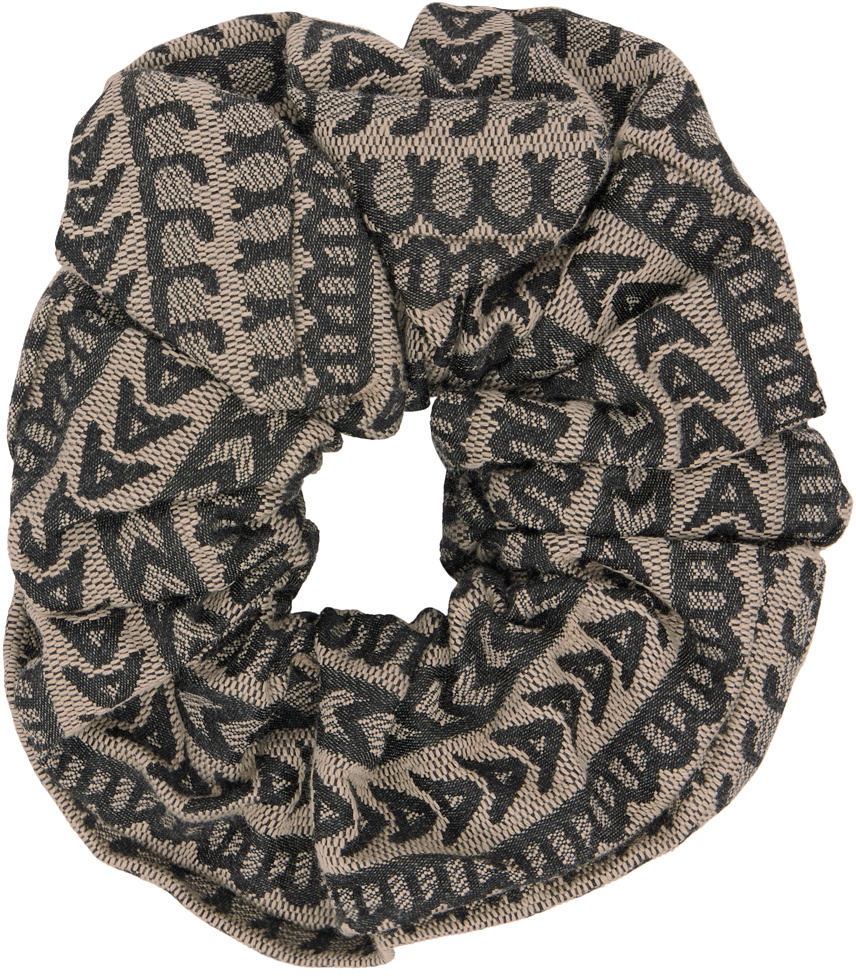 Marc Jacobs Beige Monogram Scrunchie Marc Jacobs