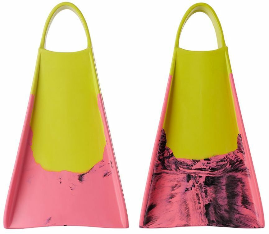 Yucca Fins Pink & Green Standard Stiffness Flippers