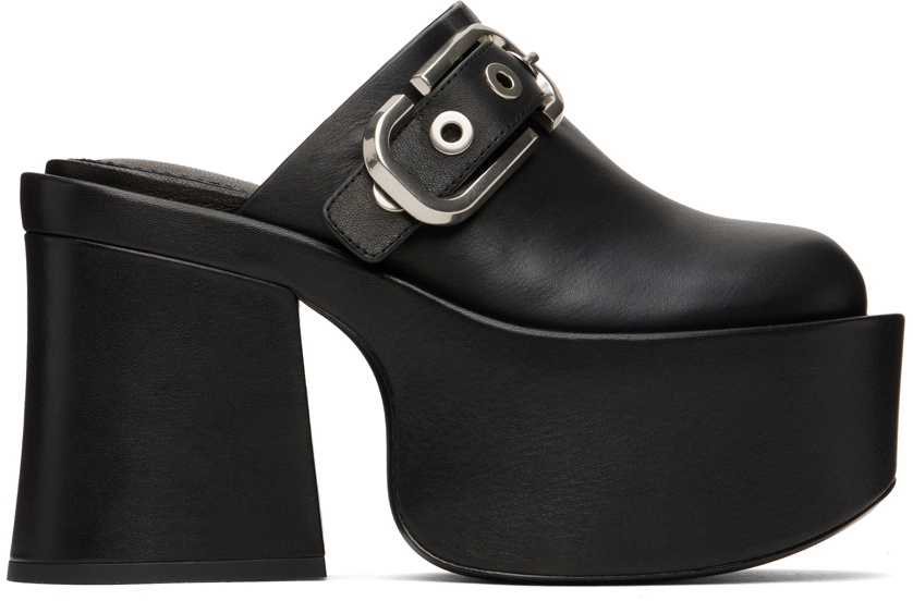 Marc Jacobs Black 'The J Marc' Clogs Marc Jacobs