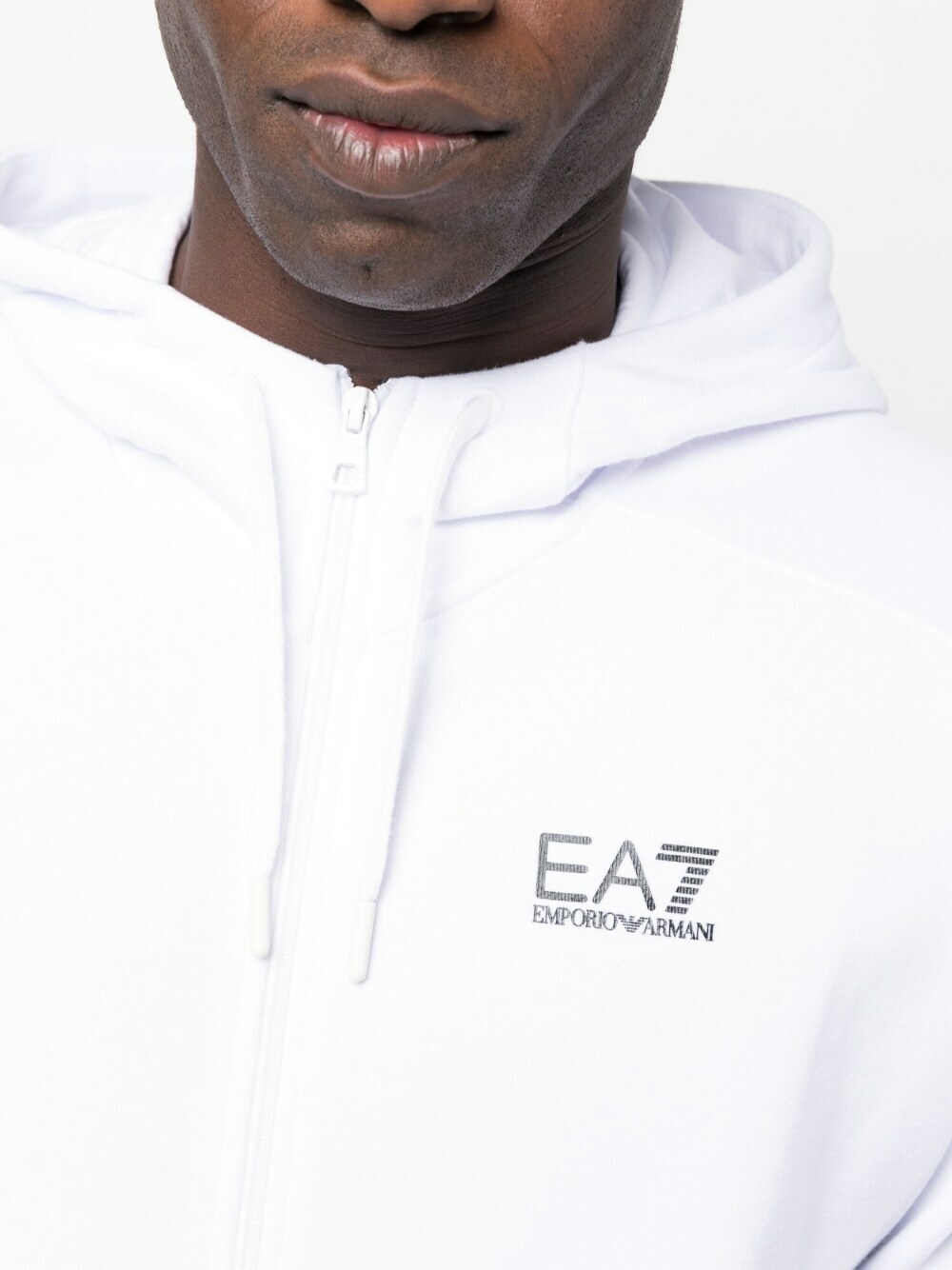 EA7 - Logo Cotton Blend Hoodie EA7