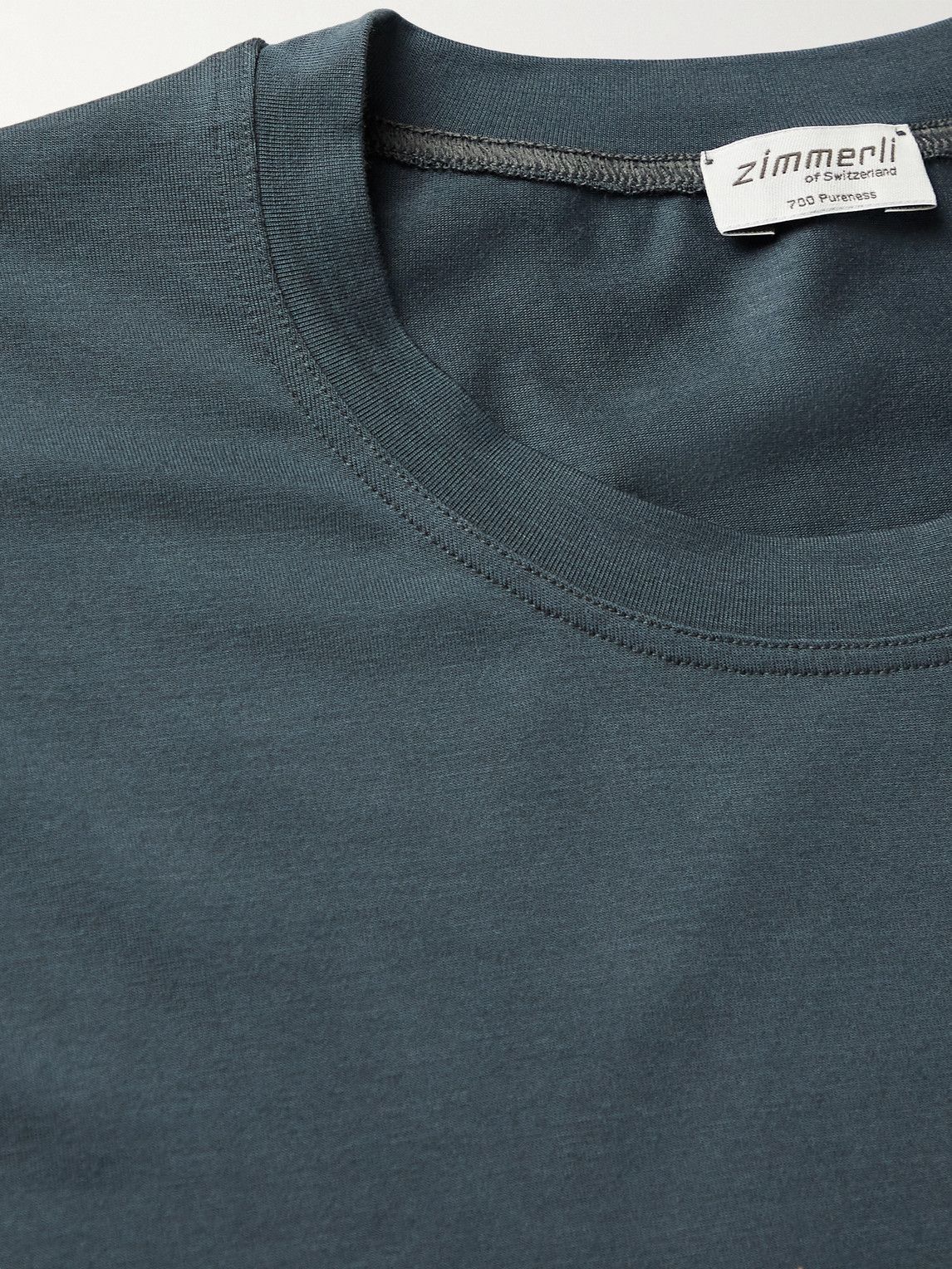Zimmerli - Pureness Slim-Fit Stretch-Micro Modal T-Shirt - Gray Zimmerli