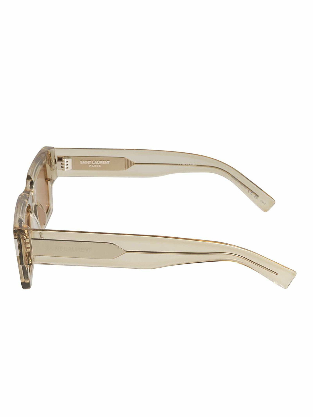 Saint Laurent Eyewear Rectangular Frame Transparent Sunglasses Saint ...