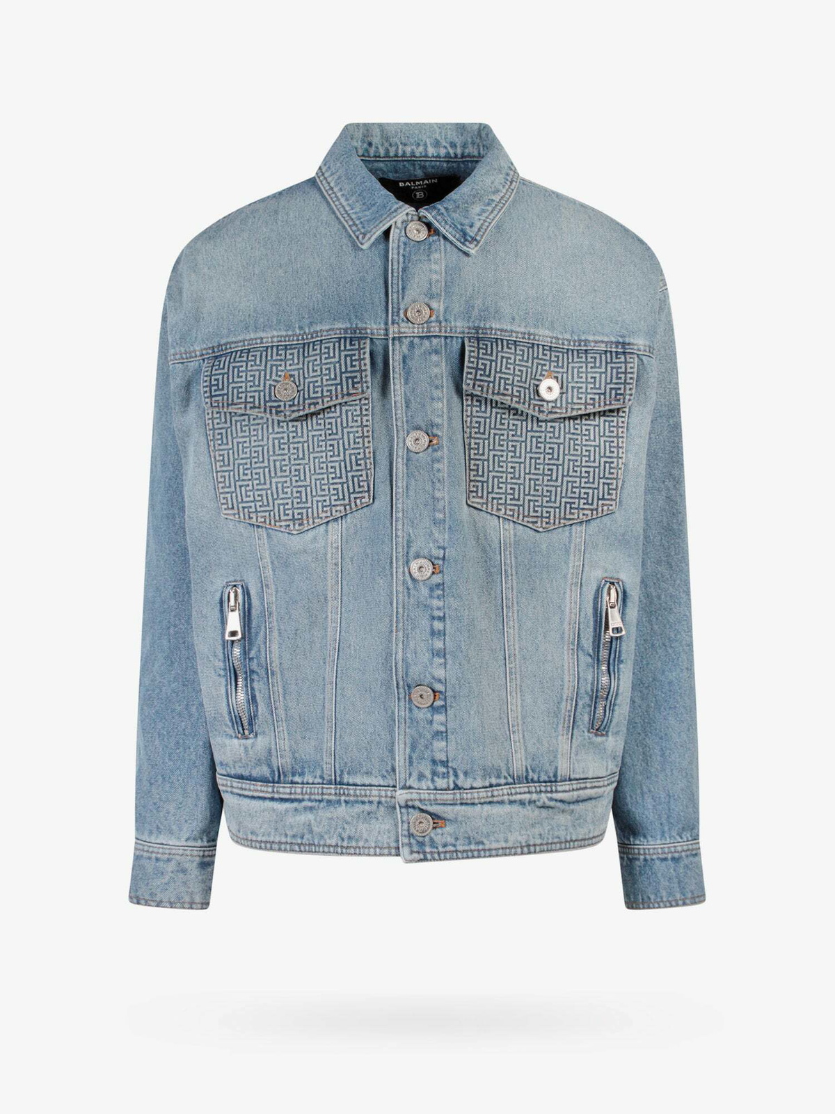 Balmain Jacket Blue Mens Balmain