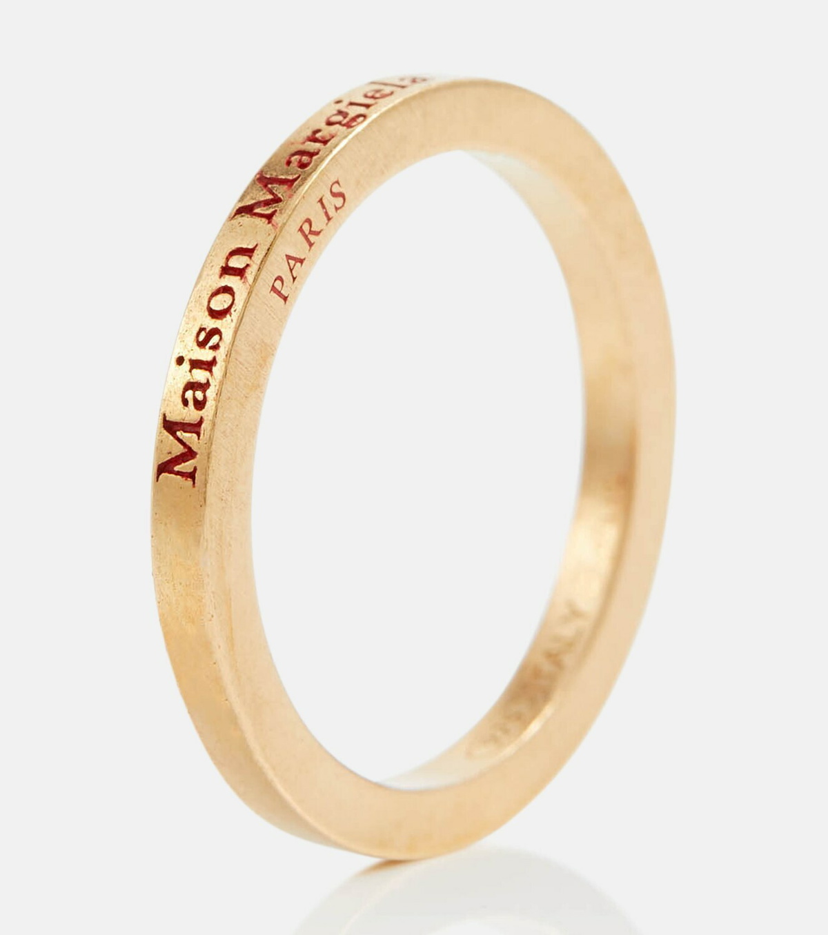 Maison Margiela Engraved sterling silver ring Maison Margiela